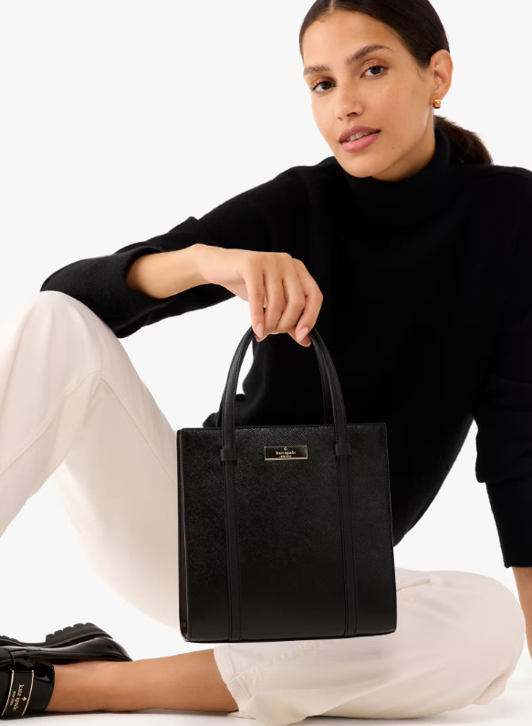 AUTHENTIC/ORIGINAL KateSpade KS Kenzie Small Tote Bag in Black ...