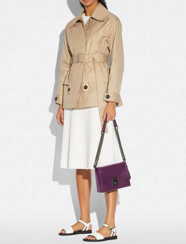 ORIG & IMPORTED COACH Retail Hutton Shoulder Bag Maroon Red Rouge ...